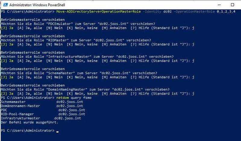 10 Tipps für FSMO-Rollen und den globalen Katalog in Active Directory || Bild 5 / 8