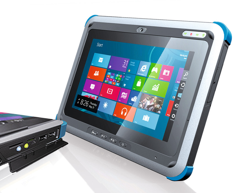 Tablet-PC in IP54 für rauen Einsatz