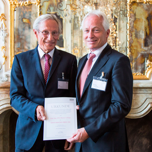 Martin A. Kapp erhält Ernst-Blickle-Preis