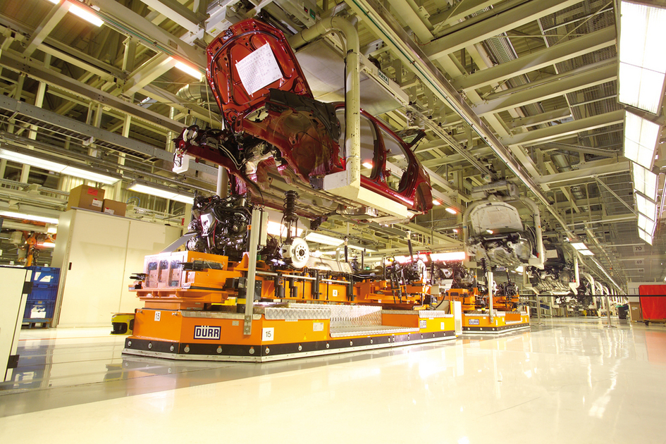 Fahrerlose Transportsysteme in Montage und Versand