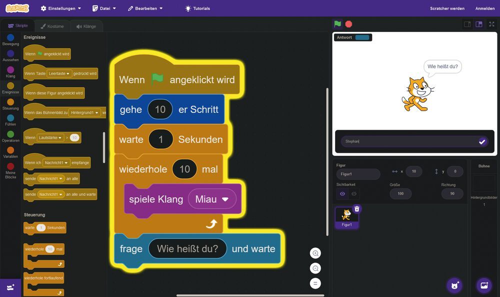 Ist noch Platz für Programmierung?