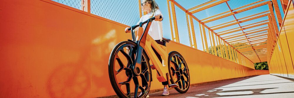 Weltweit erstes Urban-Bike aus recyceltem Kunststoff
