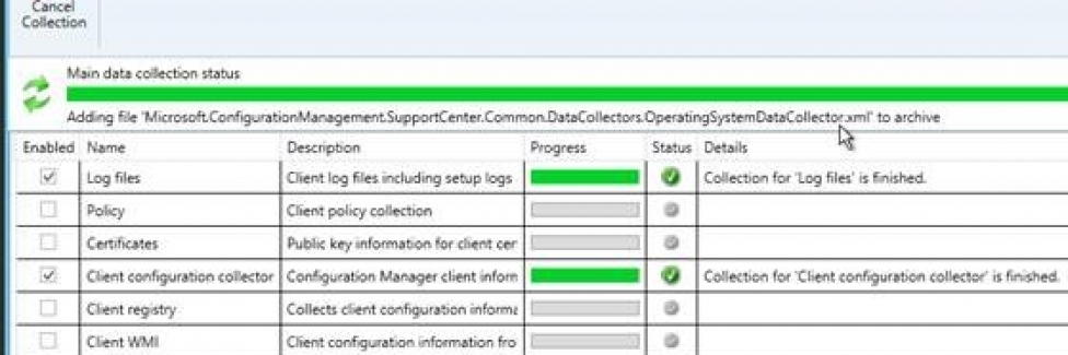 System Center 2012 Configuration Manager Support Center