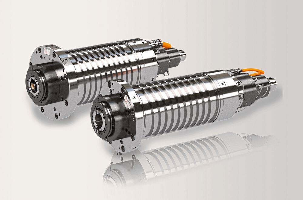 Robuste Asynchron-Frässpindeln von Weiss auf der AMB
