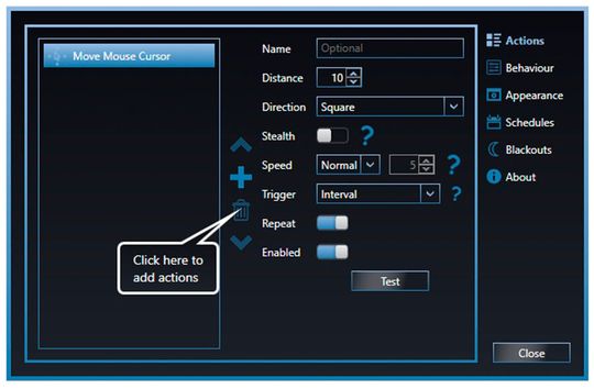 Mit „Move Mouse“ Aktivität vortäuschen