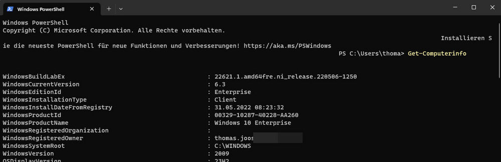 Cmdlets zur Verwaltung von Hardware und dem Abrufen von Informationen