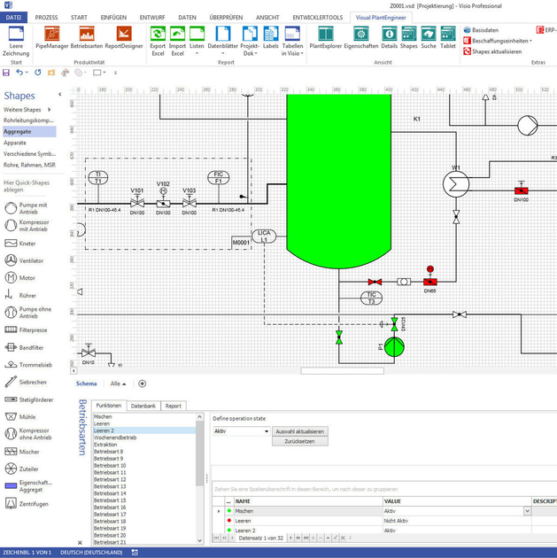 Das kann die neue Version der Engineering-Software Visual Plant Engineer