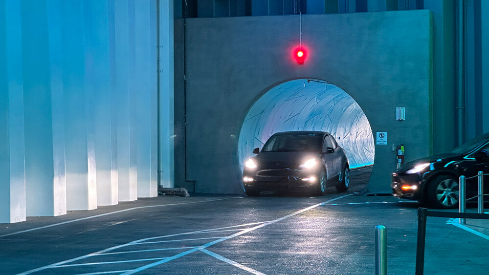 Vorstufe zum Hyperloop: Im Tesla Model X durch den Tunnel in Las Vegas