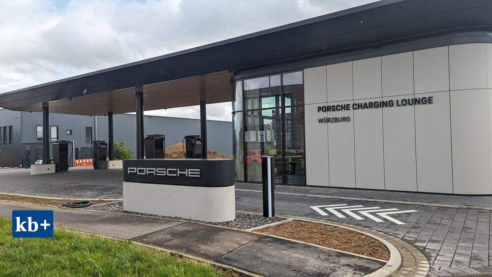 Porsche Charging Lounge öffnet bei Würzburg