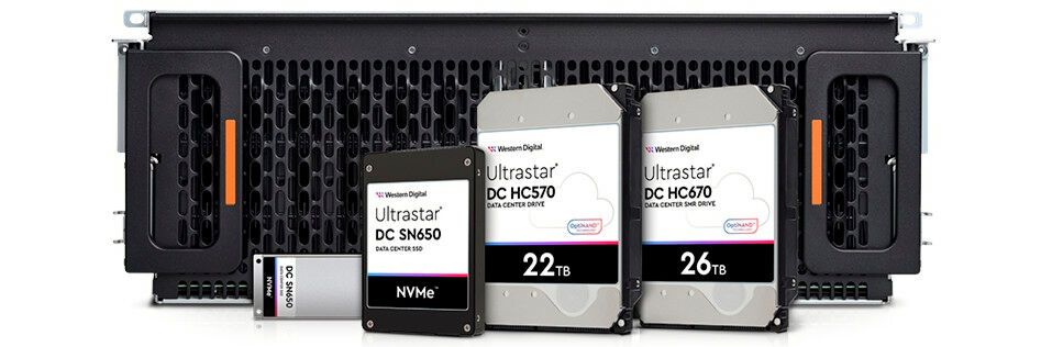 Riesige HDDs und eine schnelle SSD für Rechenzentren