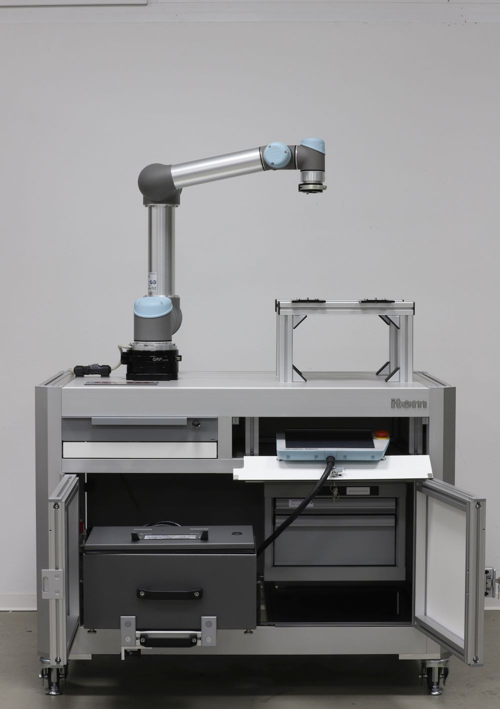 In diesem Cobot-Tisch ist alles optimal verstaut