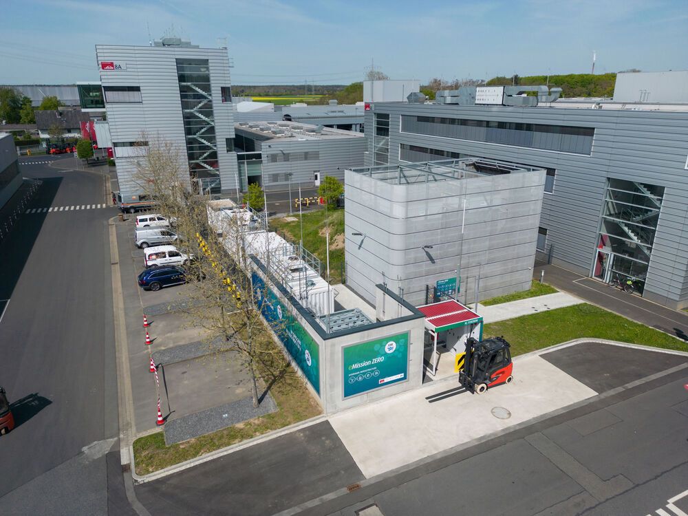 Linde Material Handling erzeugt grünen Wasserstoff für Stapler selbst ...