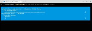 SD-Karten, USB-Sticks und andere Volumes in der PowerShell formatieren || Bild 1 / 3