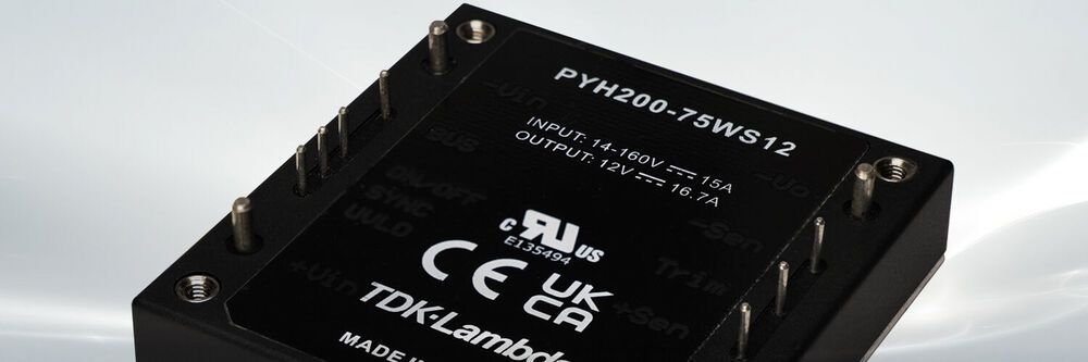 Ultra wide range converter processes 14 to 160 V DC