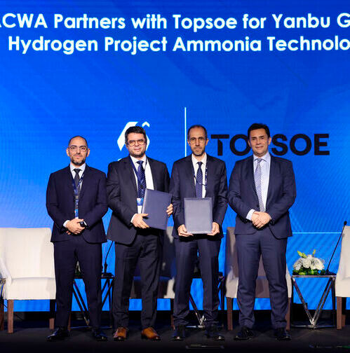 Topsoe Selected as Ammonia Technology Licensor for Saudi Project