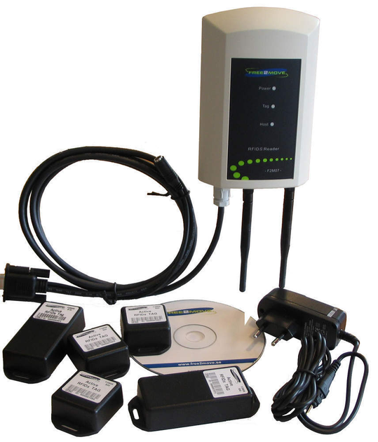 Aktives RFID-System mit Temperaturüberwachung