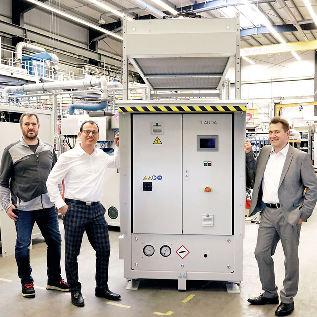 Leistungsstarke Kühlvorrichtung für Heavy-Duty-H2-Anlagen