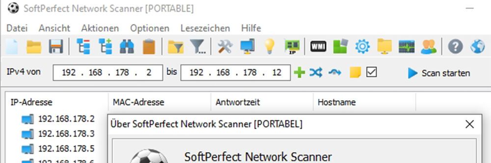 SoftPerfect Network Scanner für Windows und macOS