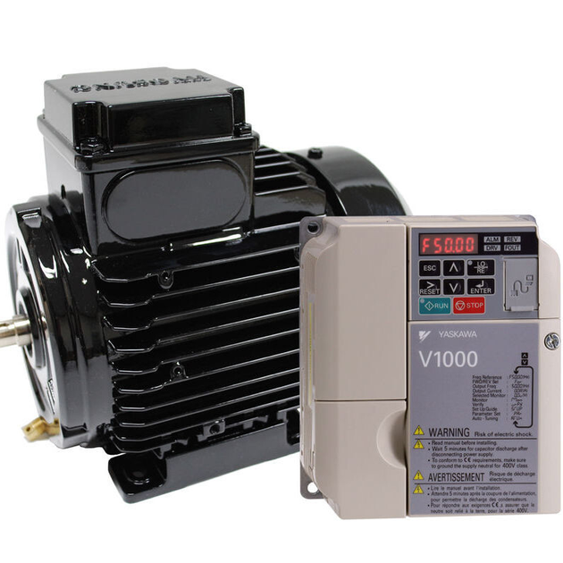 IE4-konformer Permanent-Magnet-Motor und Umrichter als Gesamtlösung