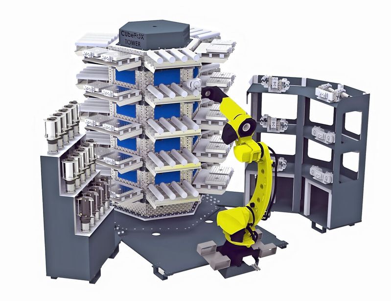 Tezmaksan's Compact High-Capacity Robot Tending Cell: Revolutionizing ...