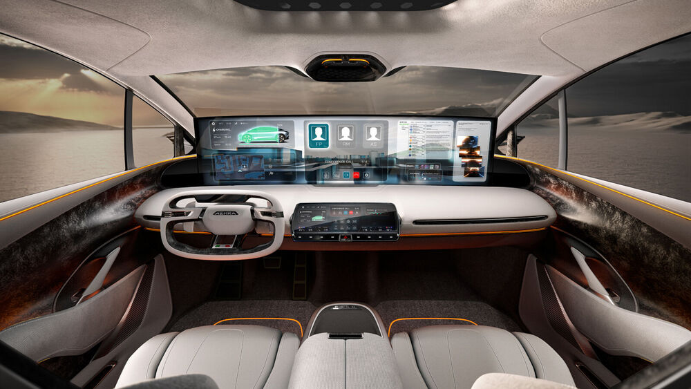 Automarke Aehra: SUV mit übergroßem Display