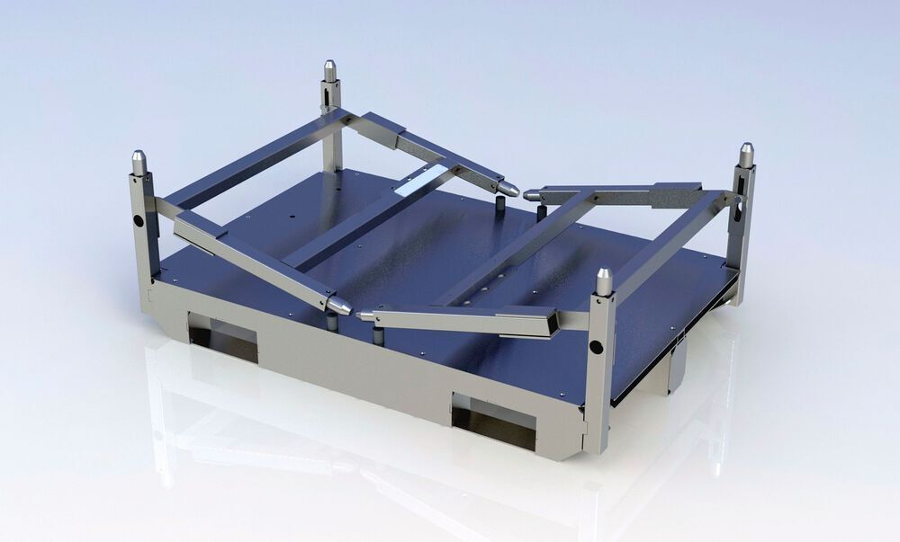 Workpiece carrier for heavy components and assemblies || Picture 2 / 4