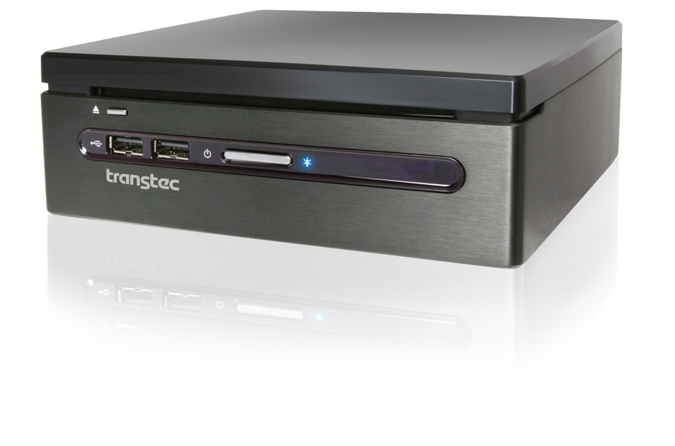 Lynx-Mini-PC mit Core 2 Duo im edlen, gebürsteten Aluminium-Gehäuse