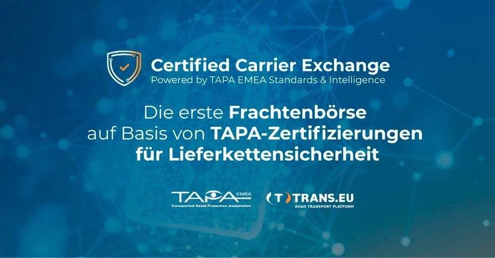 Certified Carrier Exchange: Frachtenbörse mit TAPA-TSR