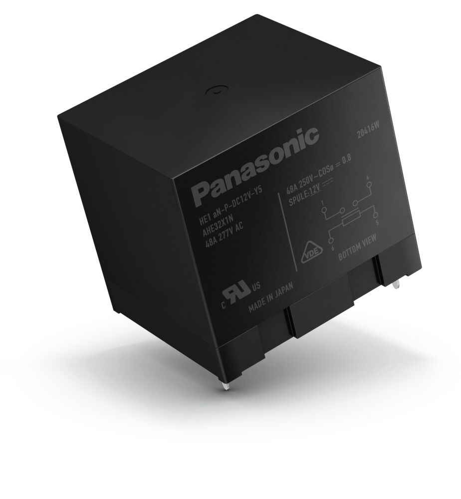 High-capacity power relays for electronic control and switching circuit