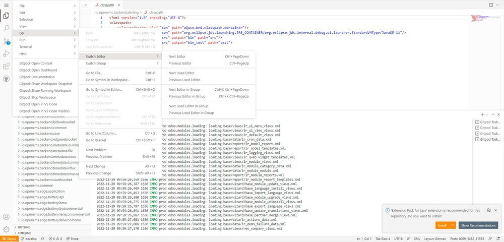 Cloud-Entwicklungsumgebung mit Gitpod