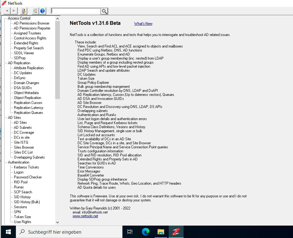 Kostenlose Tools für die Fehlersuche in Active Directory || Bild 1 / 9