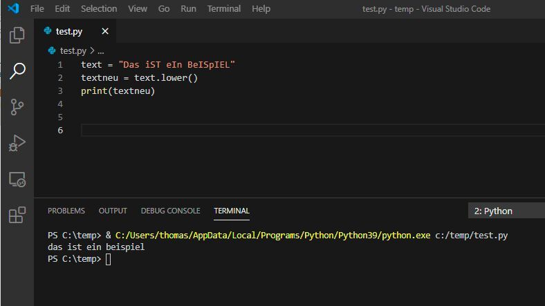Funktionen und Methoden in Python