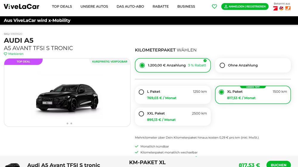 Vive La Car Erfahrungen