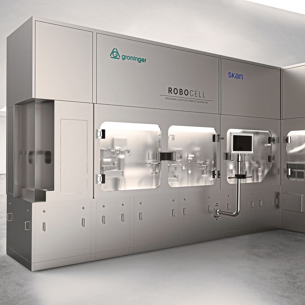 Komplett automatisierte aseptische Abfüllanlage
