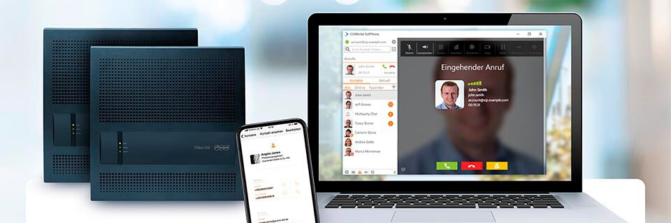 Softclient für IP-Telefonie und Messaging