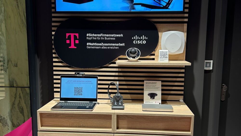 Cisco-Sicherheitstechnologie kommt in die Telekom Shops