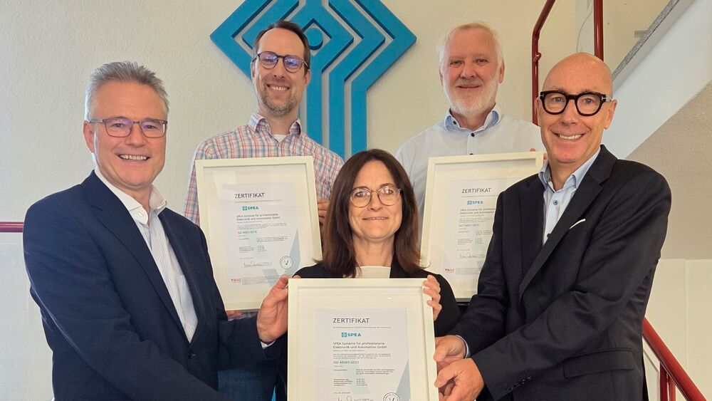 Spea schließt Dreifach-ISO-Zertifizierung erfolgreich ab