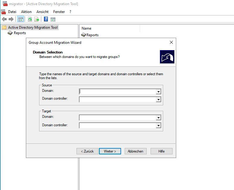 Das Microsoft Active Directory Migration Tool im Einsatz || Bild 12 / 12