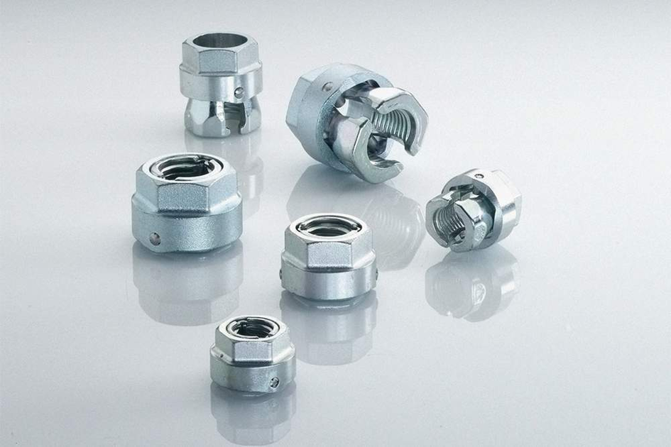 Schnellspann-Sechskantmutter einfach montiert