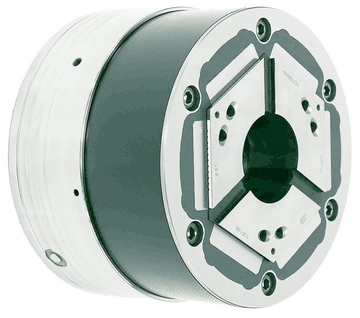 Hainbuch präsentiert ein Spannfutter mit integrierter Sensorik