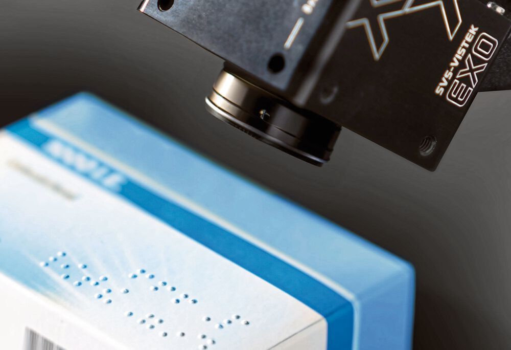 Fehlerfreie Braille-Schrift auf Medikamenten mit In-Situ's Dot-Scan