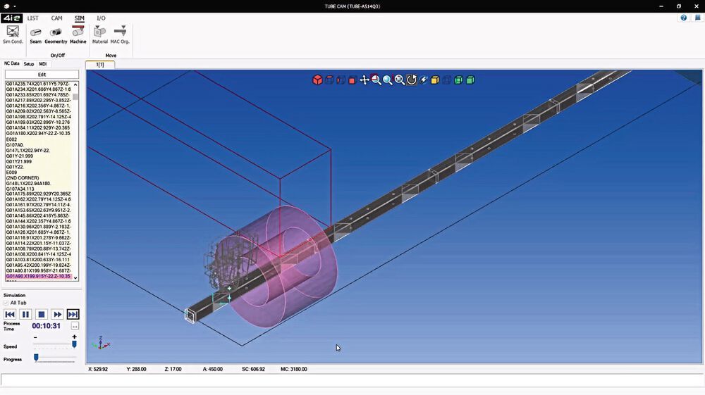 Integrierte Software für Blechumformung