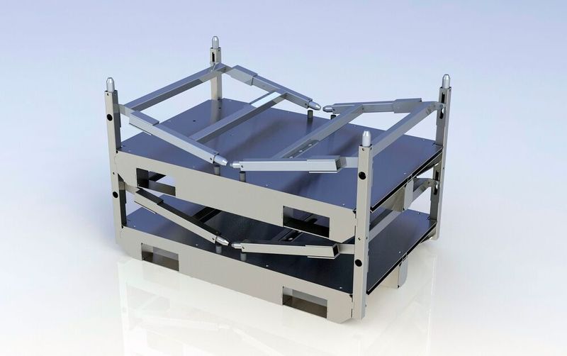 Workpiece carrier for heavy components and assemblies || Picture 1 / 4