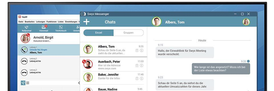 Swyx 12.10 mit neuem Messenger