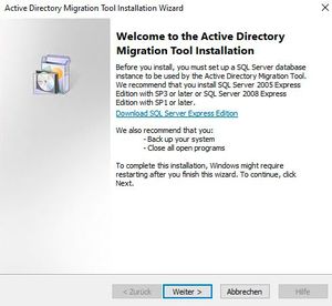 Das Microsoft Active Directory Migration Tool im Einsatz || Bild 6 / 12