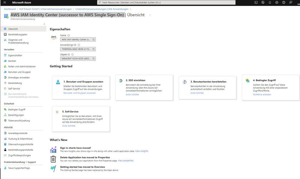 SSO über Azure AD und Active Directory auf AWS || Bild 1 / 6