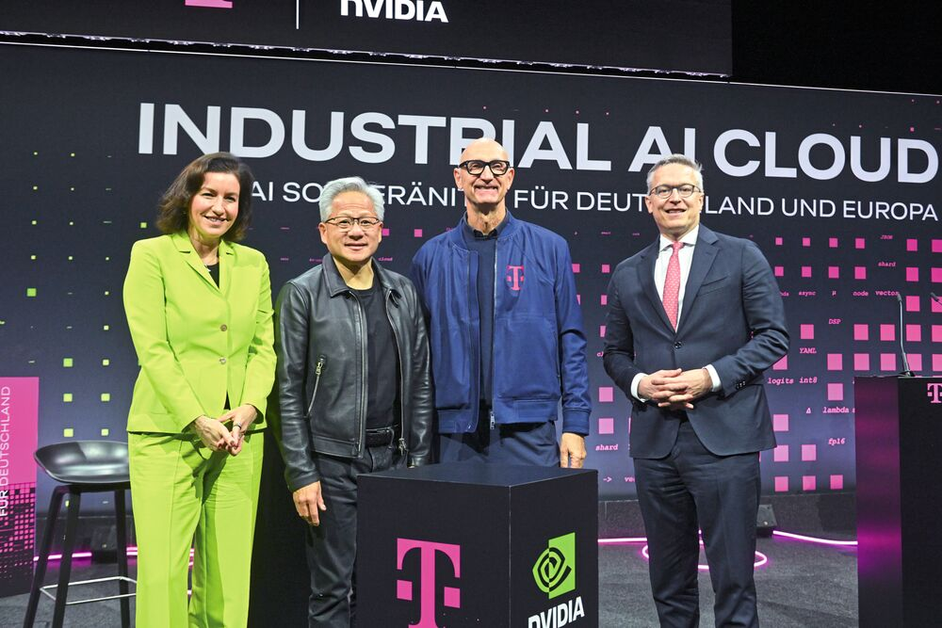 Deutsche Telekom und Nvidia eröffnen größte KI-Fabrik in Europa