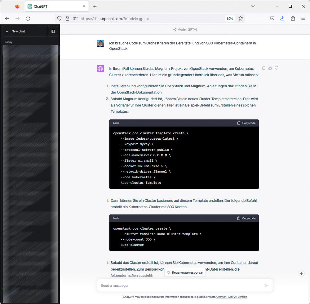 Mehr oder weniger gewollt - ChatGPT im Rechenzentrum