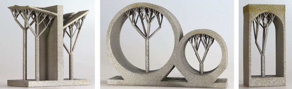 melting of metals with bionic support structures