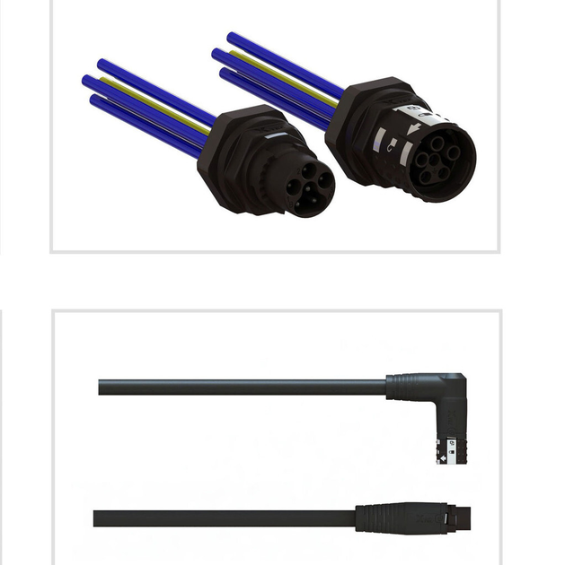 Steckverbinder und Energiekabel kombinieren